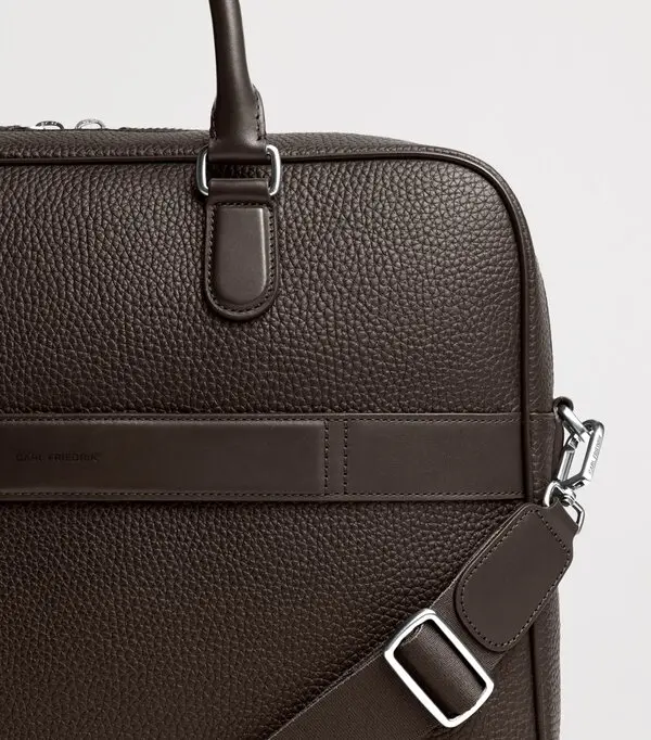 CARL FRIEDRIK Leather Dunloe Briefcase