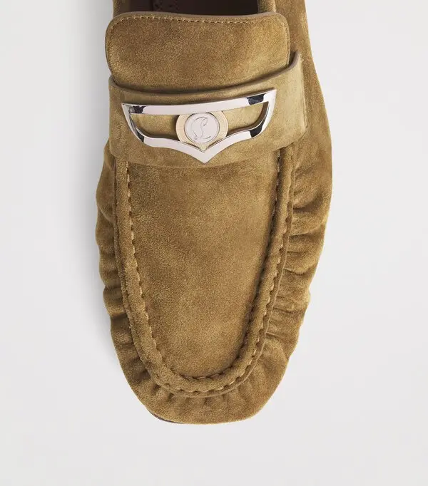 CHRISTIAN LOUBOUTIN Leather Mocallista Loafers