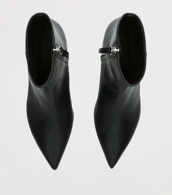 AeydĒ Leather Sofie Heeled Boots 35
