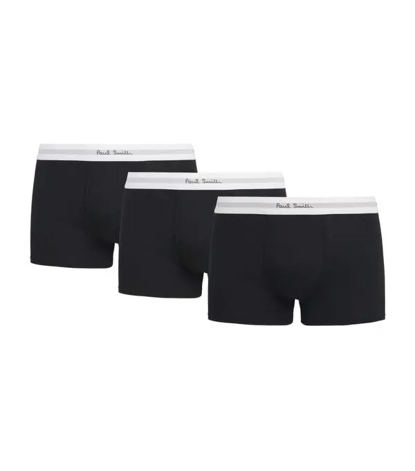 Paul Smith Stretch-organic Cotton Trunks - Black