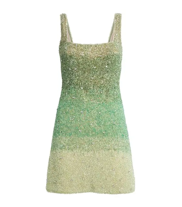 Rachel Gilbert Embellished Kaito Mini Dress