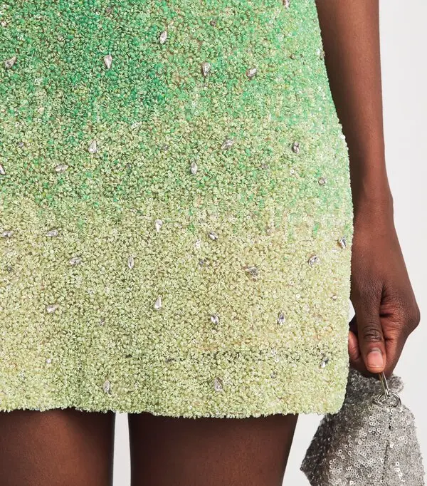 Rachel Gilbert Embellished Kaito Mini Dress
