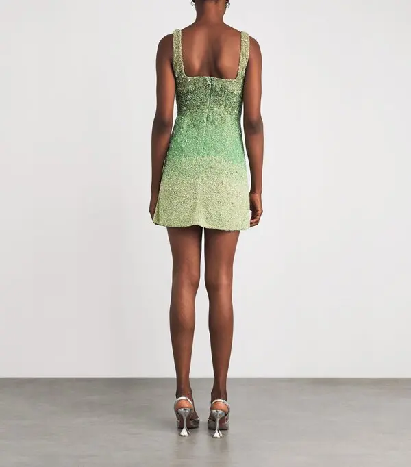Rachel Gilbert Embellished Kaito Mini Dress