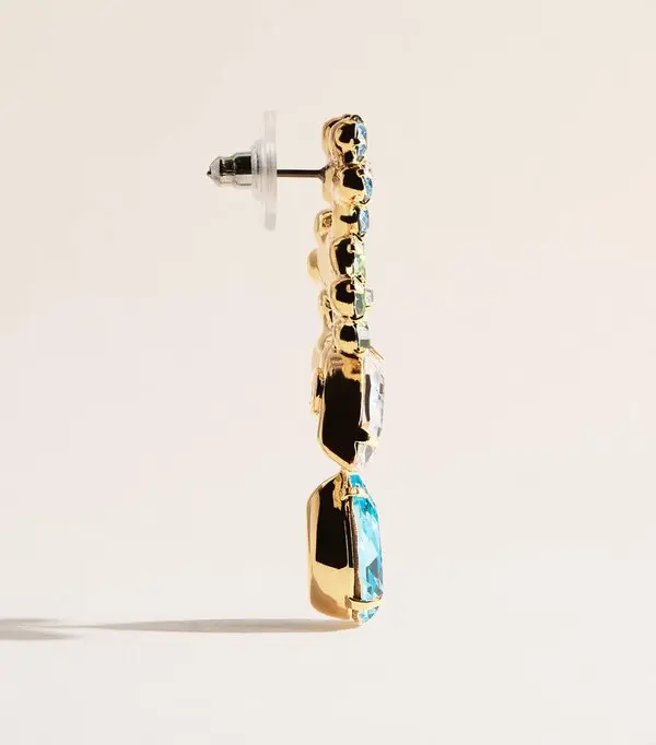 JENNIFER BEHR Yellow Gold-plated Bouquet Bluebell Drop Earrings