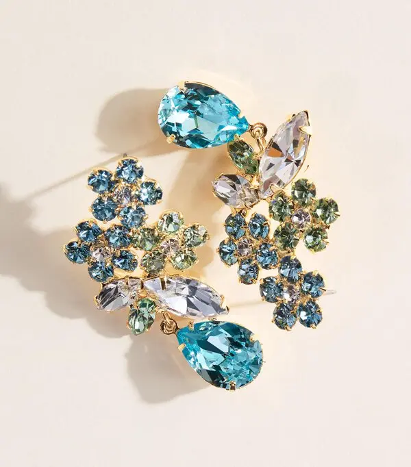 JENNIFER BEHR Yellow Gold-plated Bouquet Bluebell Drop Earrings