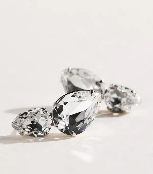 JENNIFER BEHR Rhodium-plated Nadine Earrings