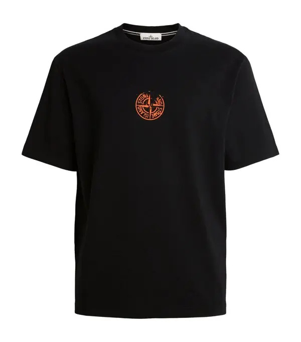 Stone Island Cotton Vertical Compass T-shirt
