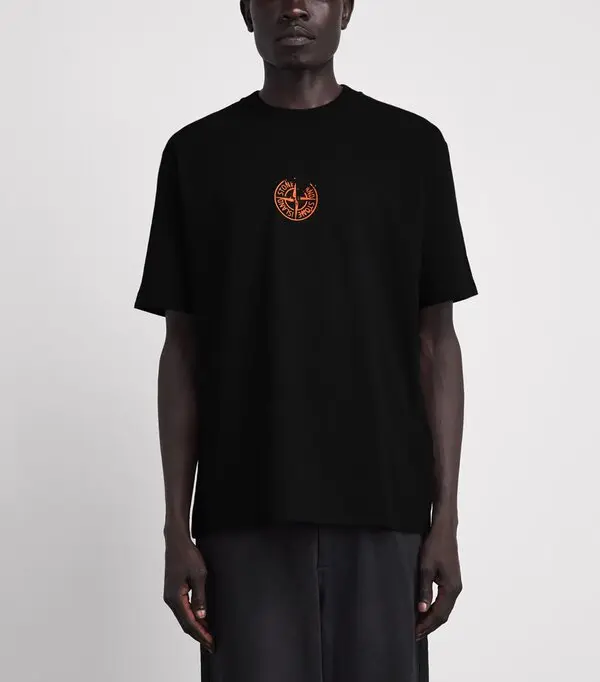 Stone Island Cotton Vertical Compass T-shirt