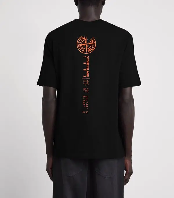 Stone Island Cotton Vertical Compass T-shirt
