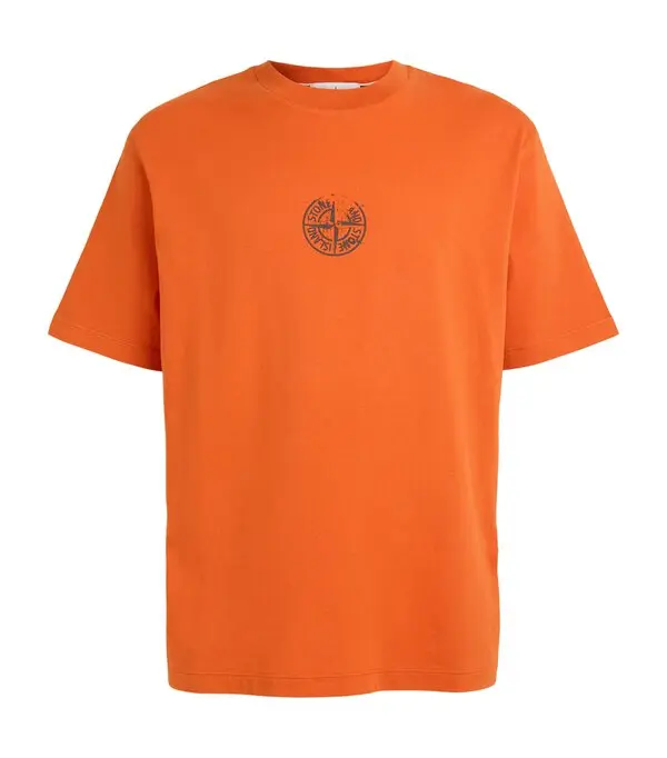 Stone Island Cotton Vertical Compass T-shirt