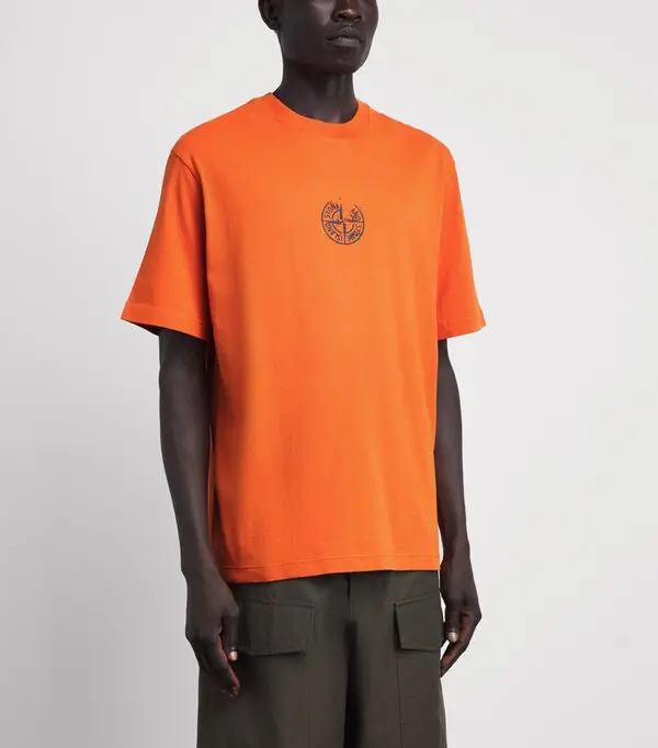Stone Island Cotton Vertical Compass T-shirt