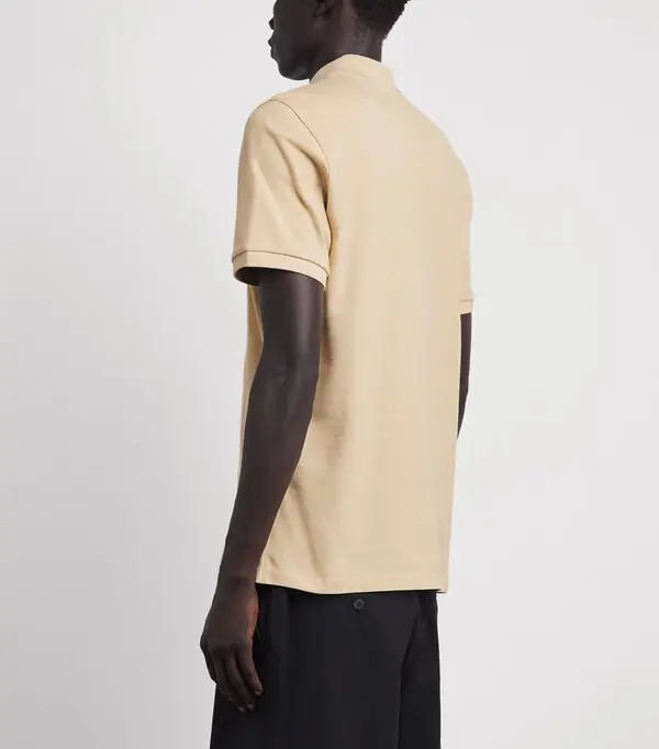 Sandro Cotton 4s Patch Polo Shirt