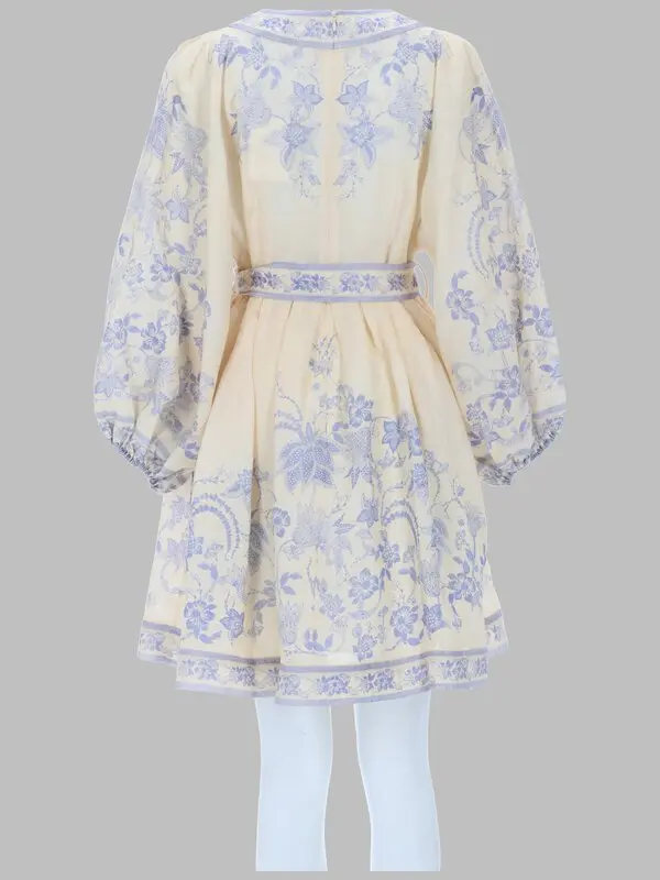 Zimmermann Mini Abito "indra Plunge