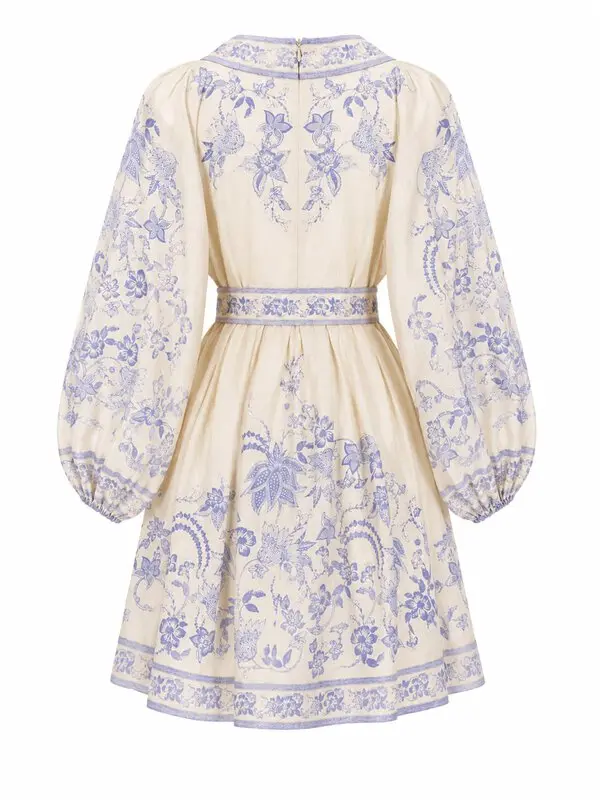 Zimmermann Mini Abito "indra Plunge