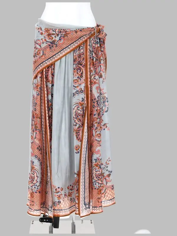 Zimmermann Gonna "aster" Con Dettaglio Foulard