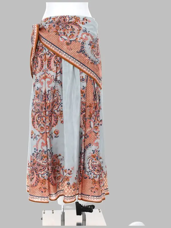 Zimmermann Gonna "aster" Con Dettaglio Foulard