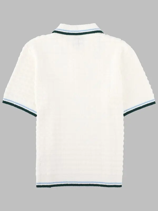 Casablanca Polo Bouclé Con Logo