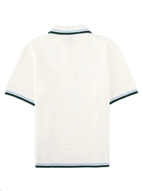 Casablanca Polo Bouclé Con Logo