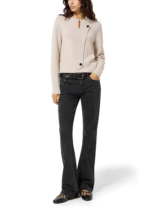 Isabel Marant Étoile Cardigan In Lana And Cashmere - Beige
