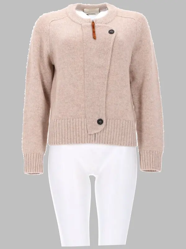 Isabel Marant Étoile Cardigan In Lana And Cashmere - Beige