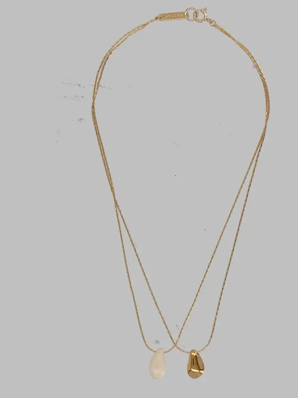 Isabel Marant Étoile Collana "imala" Con Doppio Pendente