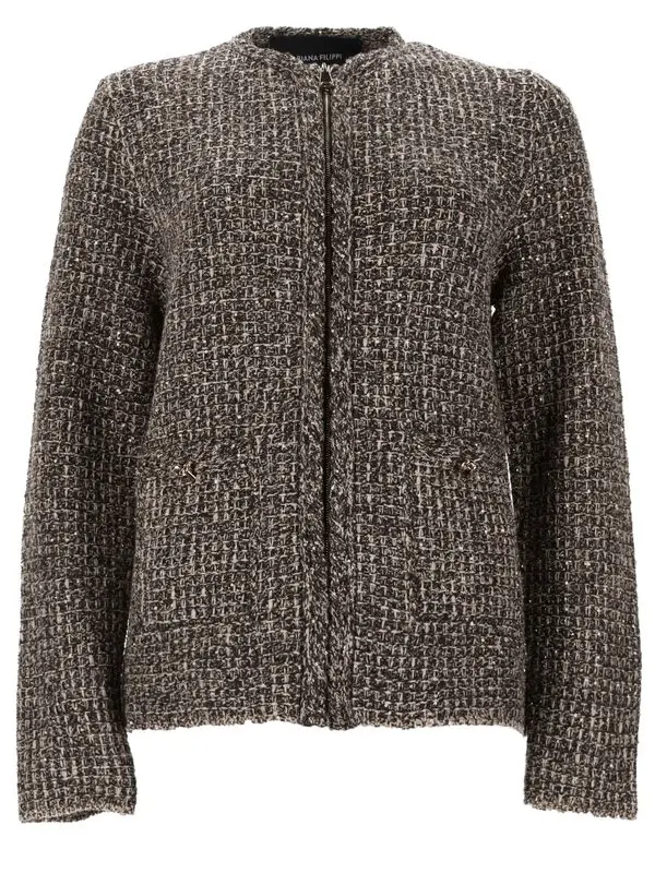 Fabiana Filippi Giacca In Tweed Jacket