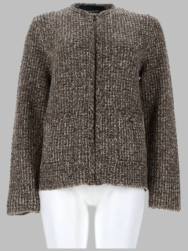 Fabiana Filippi Giacca In Tweed Jacket