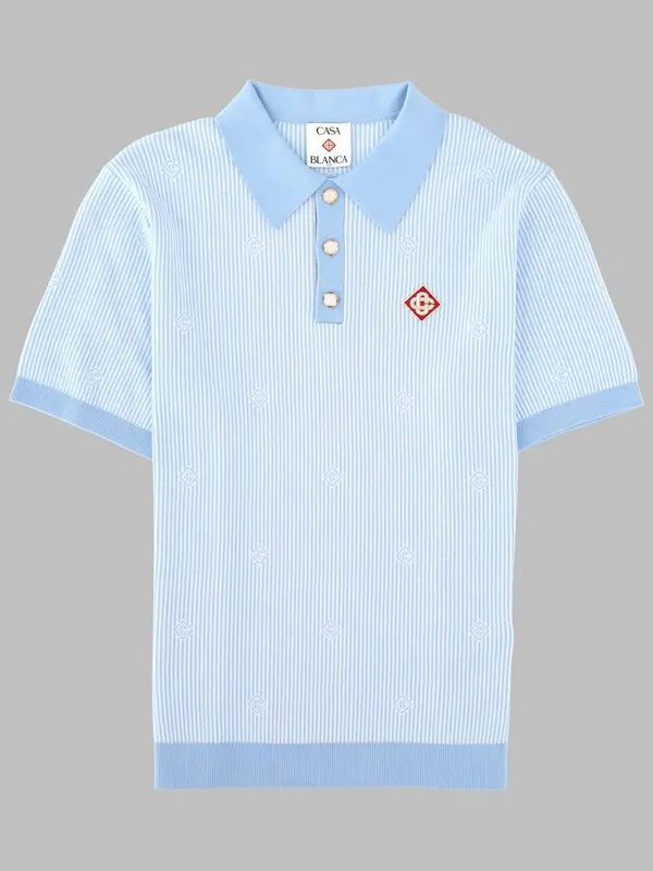 Casablanca Polo In Maglia A Righe