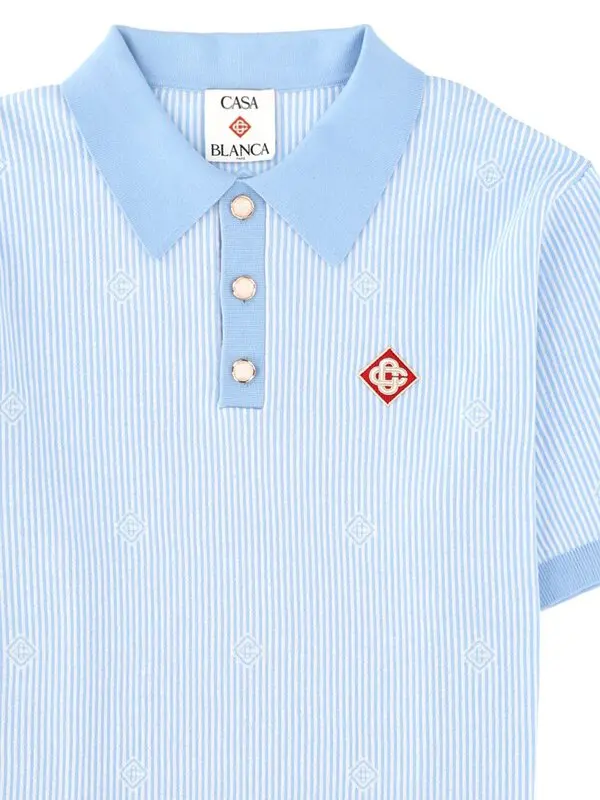 Casablanca Polo In Maglia A Righe