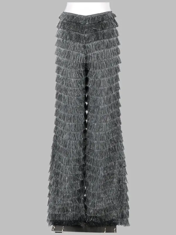 Alberta Ferretti Fringed Pants