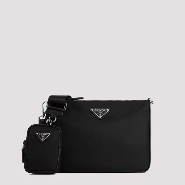 Prada Recycled Polyamide Mini Bandolier Bag