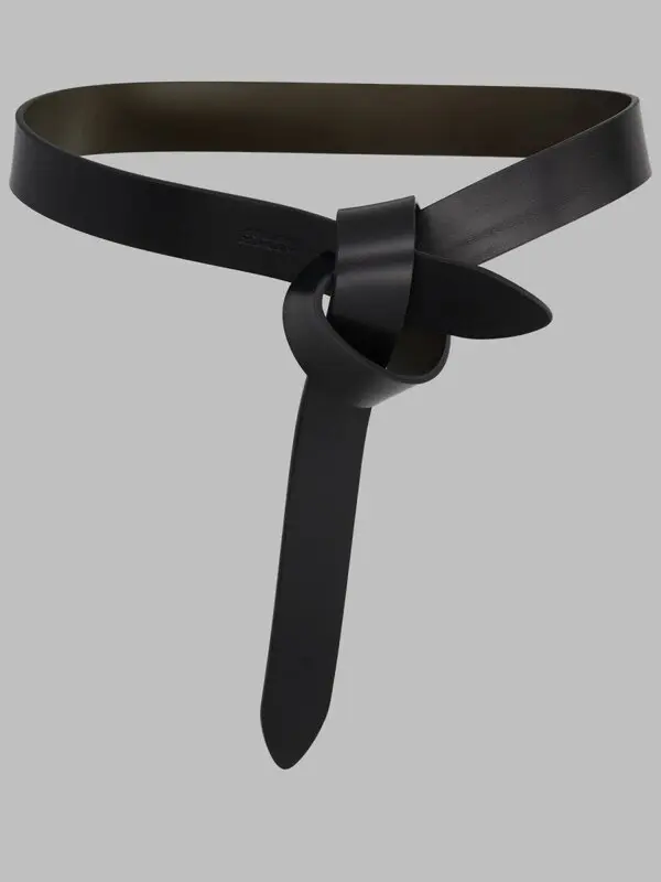 Isabel Marant Étoile 3 Cm Leather Belt - Black