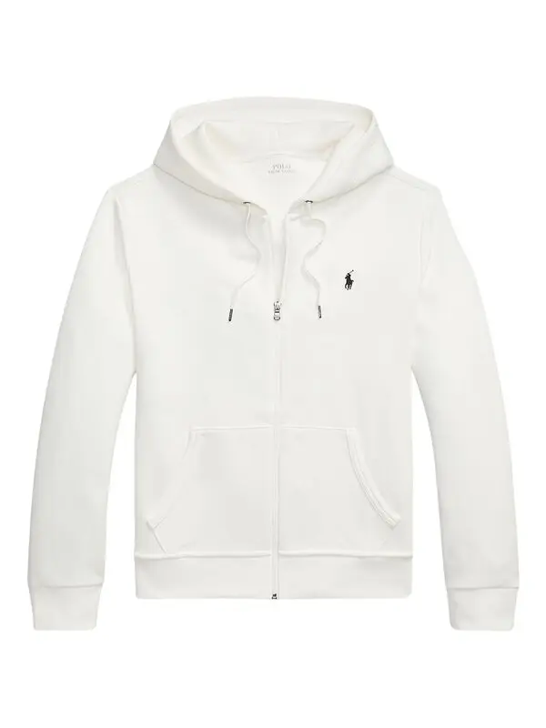 Ralph Lauren Classic Fit Zip-up Hoodie For Fw25 - White