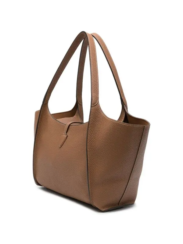 TOD'S T-timeless Small Leather Tote Bag - Brown