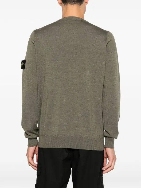 Stone Island Wool Crewneck Sweater