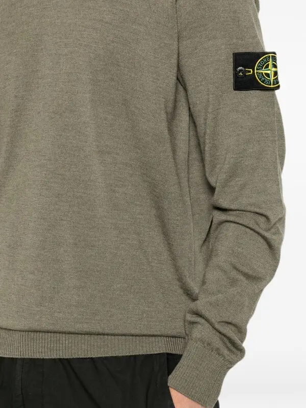 Stone Island Wool Crewneck Sweater