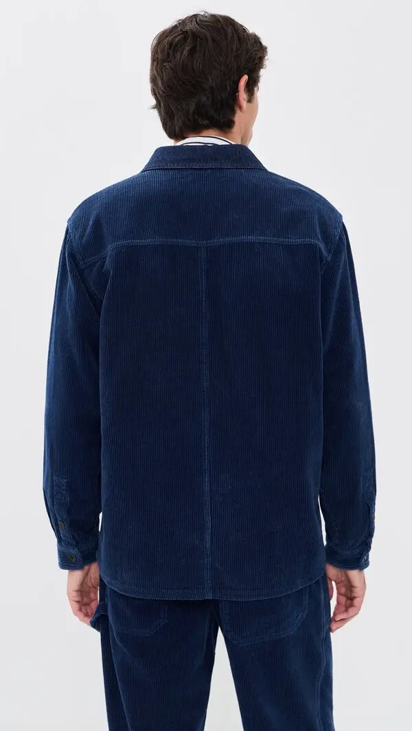 Isabel Marant Étoile Arzur Corduroy Jacket With Denim Trim