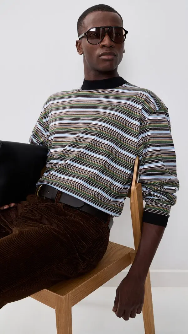 Marni Stripe Cotton T-shirt