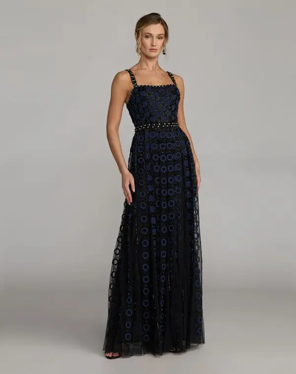 MAC DUGGAL COLLECTION Embellished Sleeveless A-line Gown