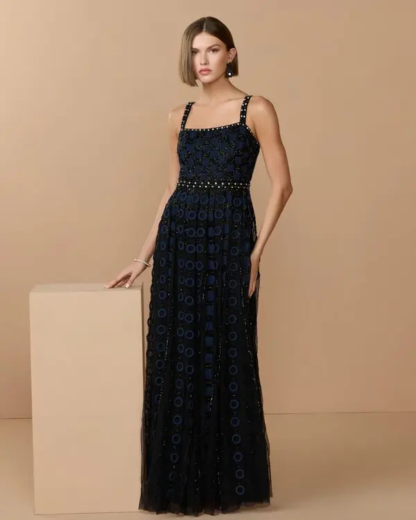 MAC DUGGAL COLLECTION Embellished Sleeveless A-line Gown