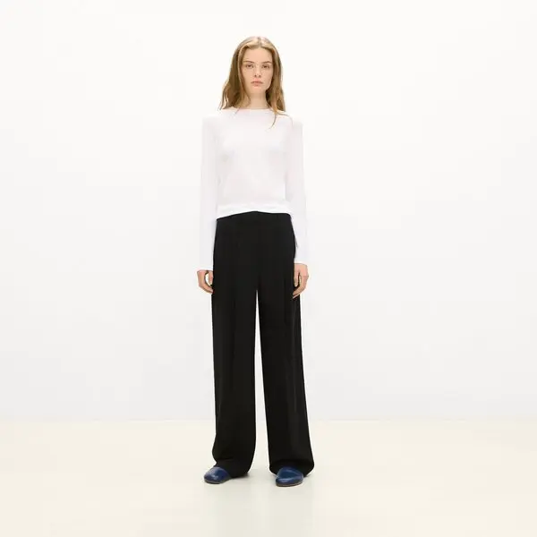 Theory Double Pleat Pant In Admiral Crepe
