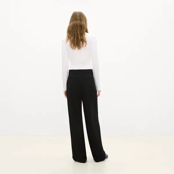 Theory Double Pleat Pant In Admiral Crepe