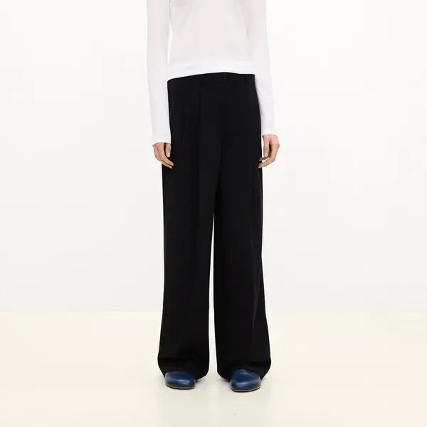 Theory Double Pleat Pant In Admiral Crepe