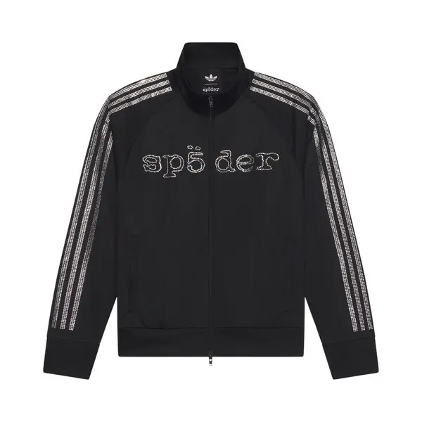SP5DER X Adidas Rhinestone Track Top - Black