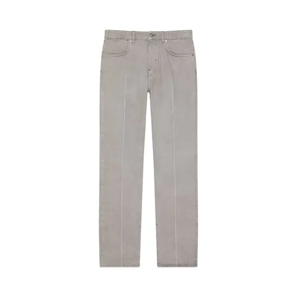 Givenchy Straight Fit Denim Pants 'cloud - Grey