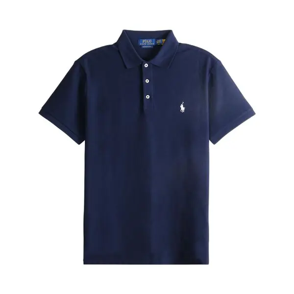 Polo Ralph Lauren Custom Slim Fit Honeycomb Textured Polo Shirt
