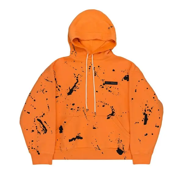 PURPLE BRAND Heavy Dry Fleece Pullover Hoodie - Orange