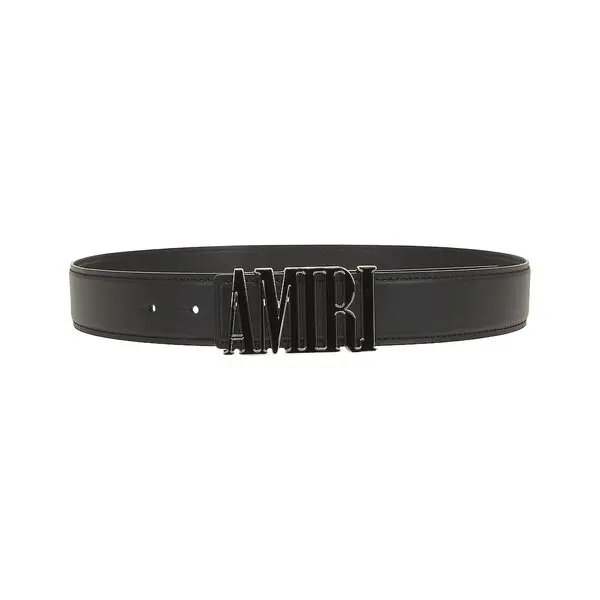 Amiri Nappa Core 4cm Belt - Black