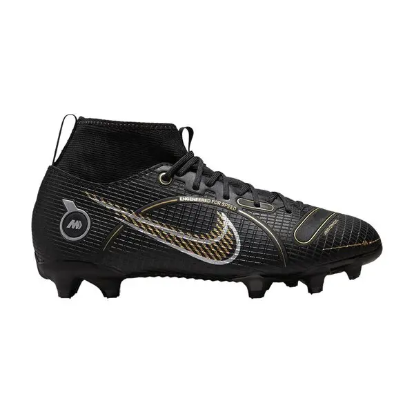 Nike Mercurial Superfly 8 Academy Mg Gs Metallic Gold - Black