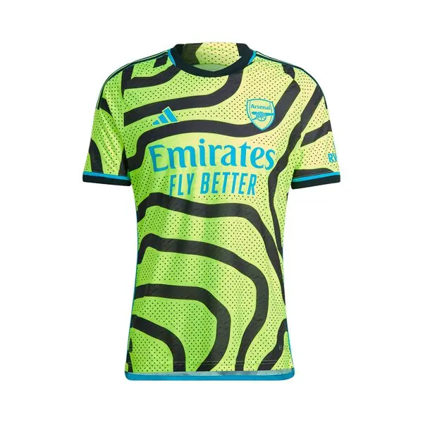Adidas Arsenal 23/24 Away Authentic Jersey 'team Solar 2/black